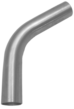 Rohrbogen, 42,4 mm, 60 Grad, geschliffen auf Korn 240